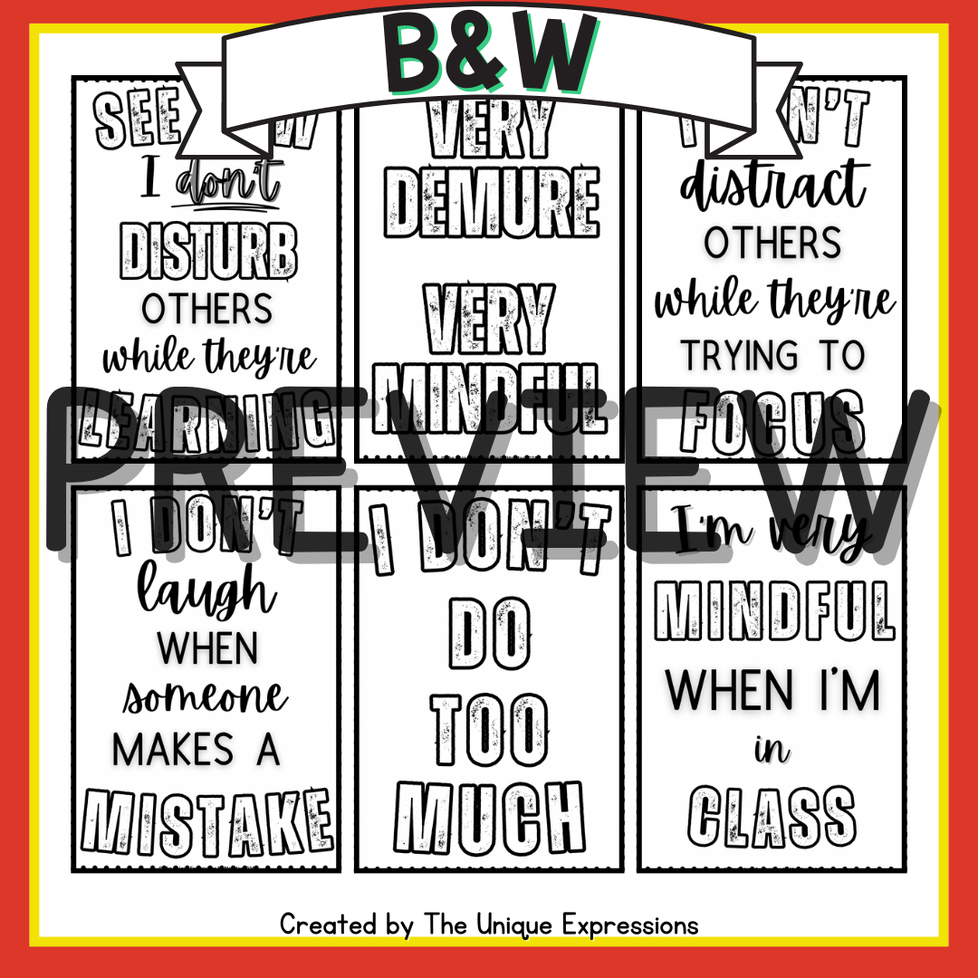 Very Demure, Very Mindful Classroom Poster – Ms. Mac